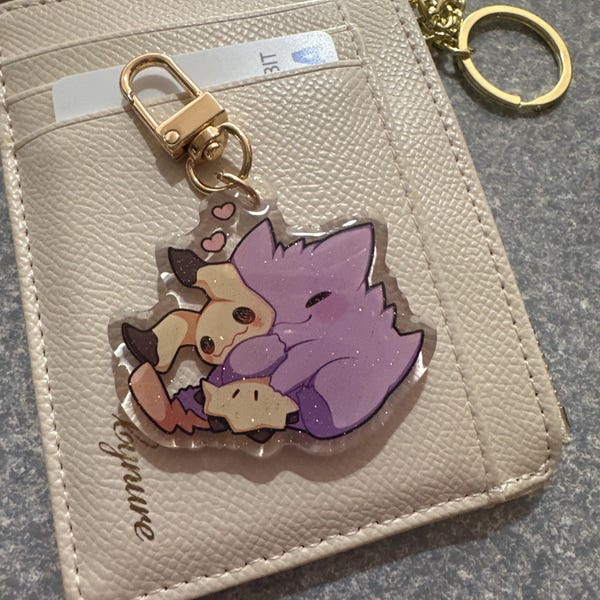 Ghost Buddies Gengar Mimikyu 2” Acrylic Keychains | Double Sided ...