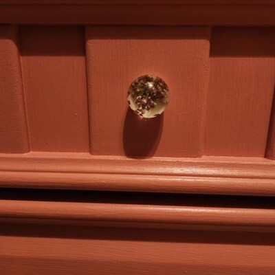 Square Honey Knobs With Dried Grass Transparent Handles Fit - Etsy