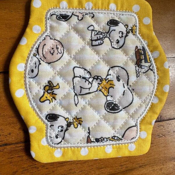 Mickey Mouse Super Cute Mug Rug Coaster 5 X 5 Whimsical Quilted ...