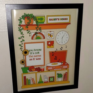 You're so Golden Harry Styles Poster Fine Line Wall Art | Etsy