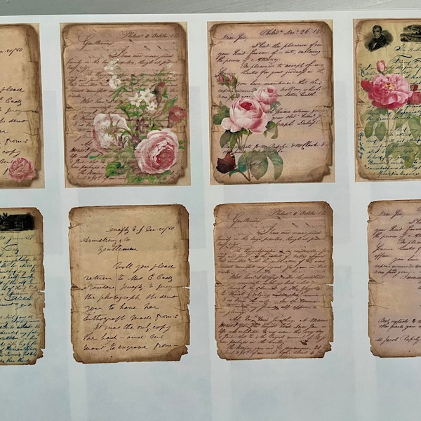 Cozy Cottage Junk Journal Kit, Digital Cottagecore Scrapbook Paper Kit ...