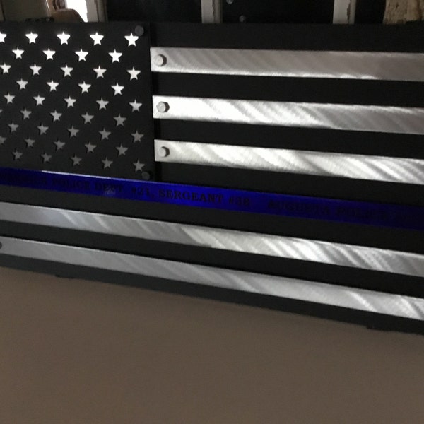 Custom Police Badge Metal Art - Etsy