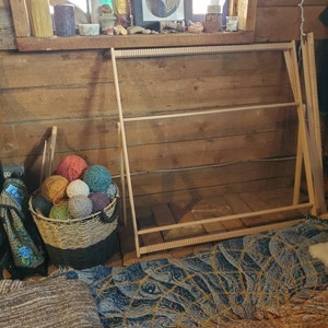 Huge Professional Weaving Loom Kit With Adjustable Stand 89 Cm X 87 Cm ...