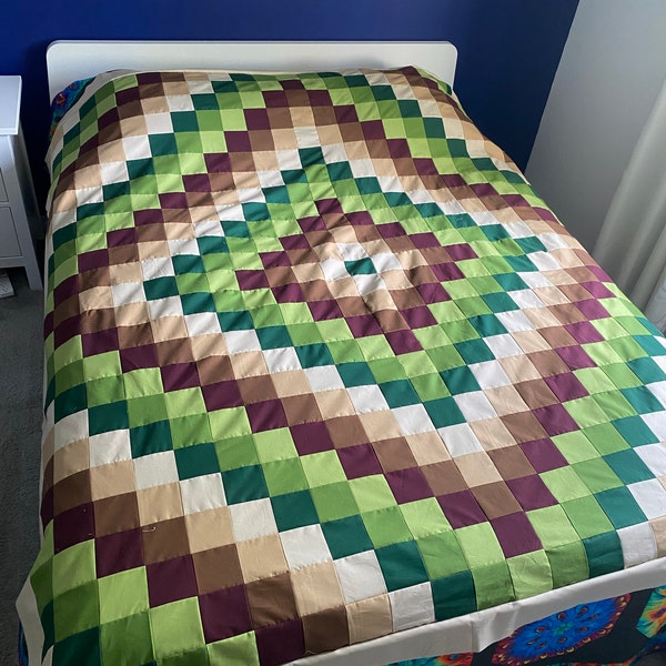 Quilt Pattern - Trip Around the World - Queen Size - PDF Pattern - Etsy