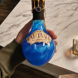 Final Fantasy Inspired HOLY WATER Potion Bottle With Magical - Etsy