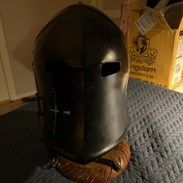 Templar Crusader Knight Helmet Templar Helmet Gift for Him - Etsy