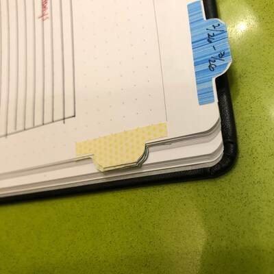 Watercolor Divider Tab Stickers, Planner Stickers, Bullet Journal ...