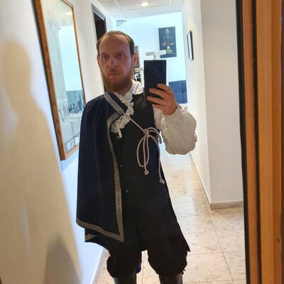 Formal One Shoulder Cape Wedding Musketeers Cape Wool Blend Few Colours ...