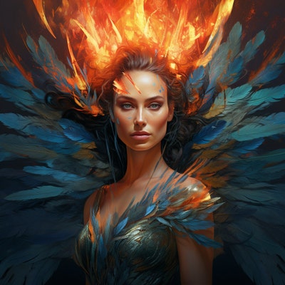 Psychic Inner Being Art Portrait of Your Higher Self Energy Reading ...