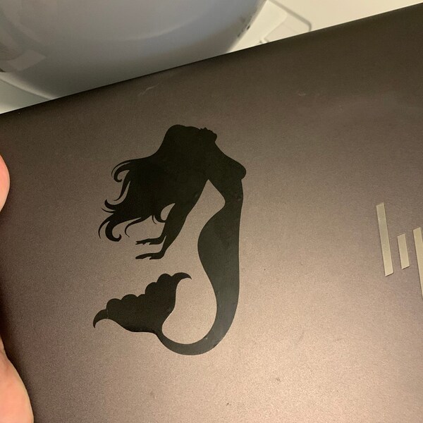 Mermaid V5 Custom Vinyl Decal Sticker - Choose Your Color and Size ...