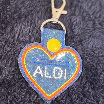 ALDI Quarter Keeper Key Chain, Lover Aldi Quarter Holder Key Fob, Coin ...