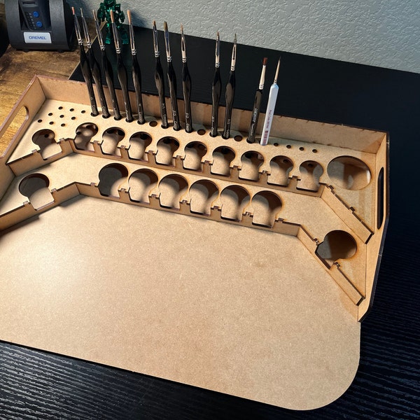 Brush and Glue Rack - Etsy