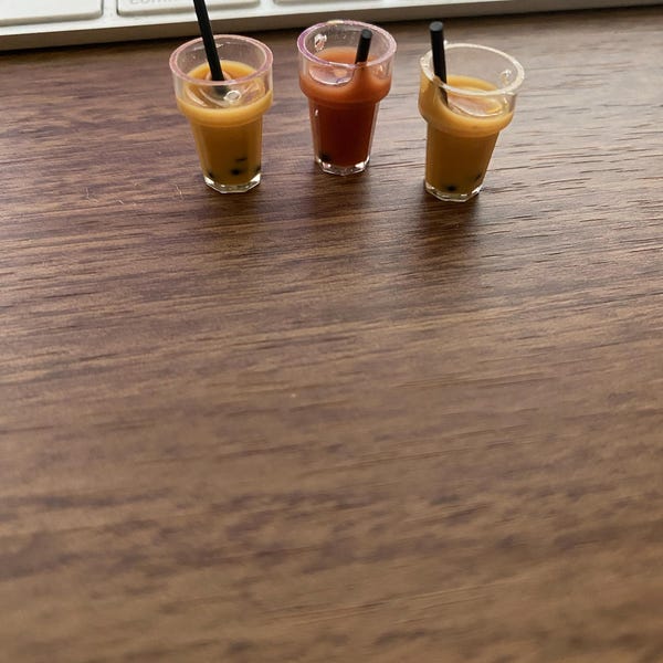 2pcs Set Mini Dollar Store Super Cute Mini Tiny Coffee Cups Miniature ...