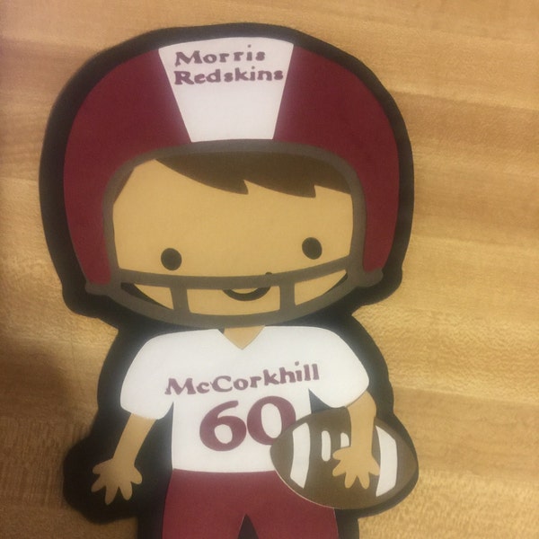 Football Locker Decorations. Personalize Your Own Locker Chum With Team ...