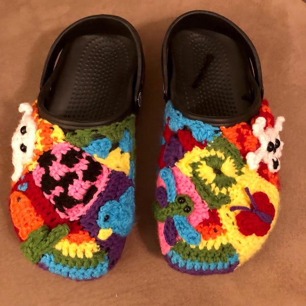 Crochet Croc Cover, Shoe Pattern - Instant PDF Download, Creative ...