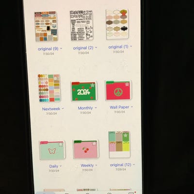 Mini Calendars Sticky Notes - Etsy