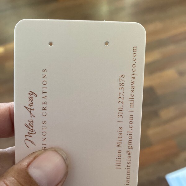 Post or Wire Earring Card Punch - Make Your Own Earring Cards 2 ...