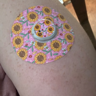 Happy Sunflowers Freestyle Libre 3 Diabetes Patches, Medical Tape CGM ...