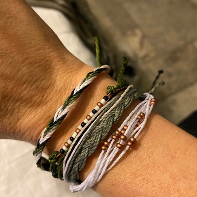 Beaded Waterproof String Bracelet - Etsy