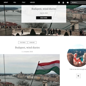 Responsive Premade Blogger Template Minimalist Design Simple White Blog ...