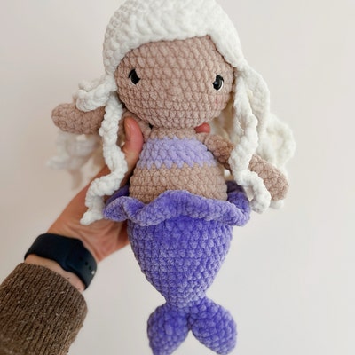 The Original Merbabies Amigurumi Pattern, Crochet Merbaby Plushie ...