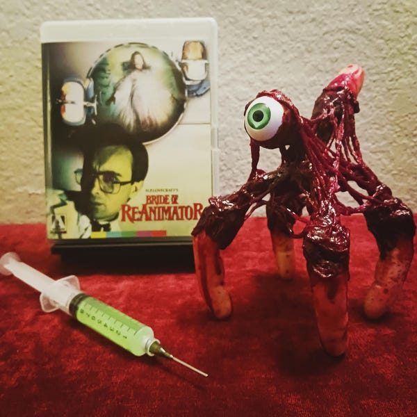 Reanimator Fingerling Eye Figure Sculpture Replica With Syringe - Etsy