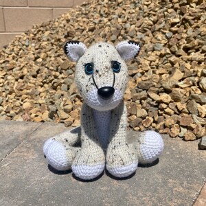 Snow Leopard Crochet Pattern Cheetah Crochet Pattern Cat - Etsy