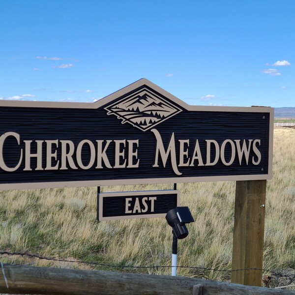 Large 46" X 72" Neighborhood, Subdivision, Development, Community Signs ...