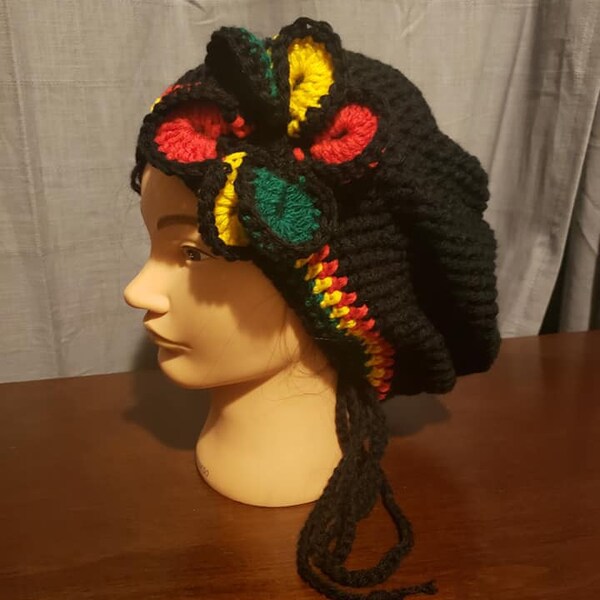 Instant Download Crochet Pattern Adjustable Slouch Hat/dreadlock Hat ...