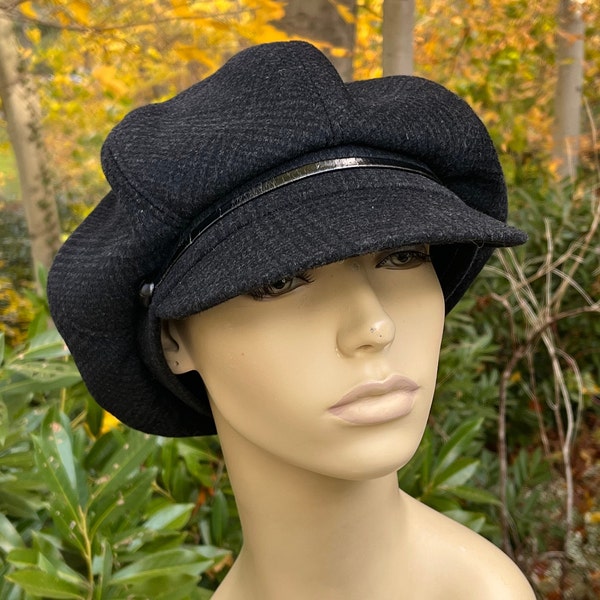 Newsboy Oversized Bakerboy Paperboy Flat Cap Hat Cabby 1930 1920 1980 ...