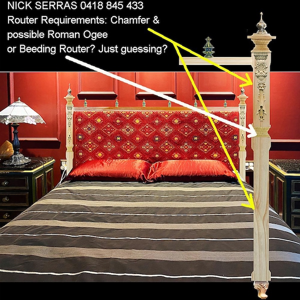 PNL-38 Gothic Scroll Carved Wood Screen Panels for Furniture, Window ...