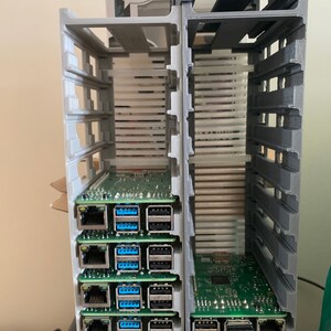 Tiny Raspberry Pi 'server Rack' / Cluster Case 4 Slots V3 Now Supports ...
