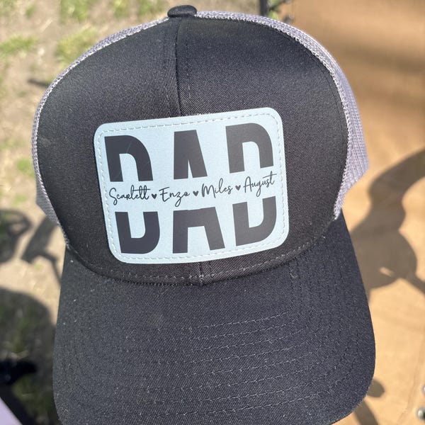 Dad Fist Bump Hat, Personalized Dad Hat, Dad Snapback Hat, Father’s Day ...