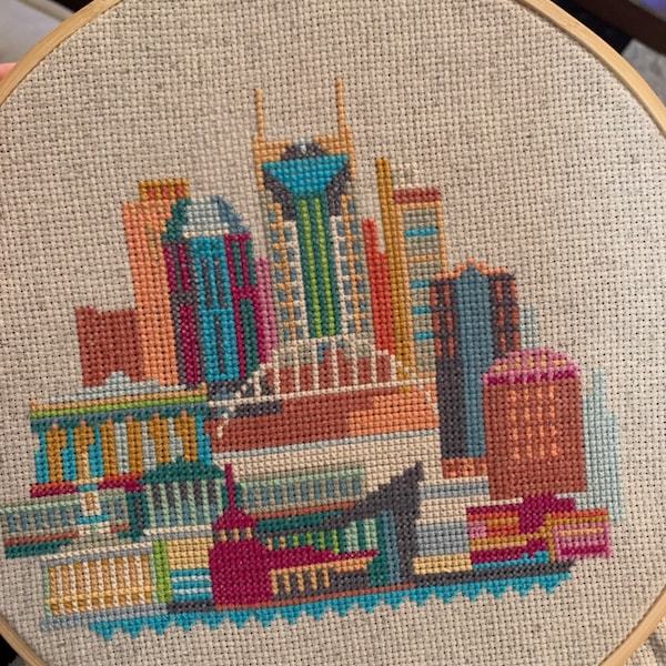 Nashville #P103 Cross Stitch Embroidery Pattern Download | Cross Stitch ...