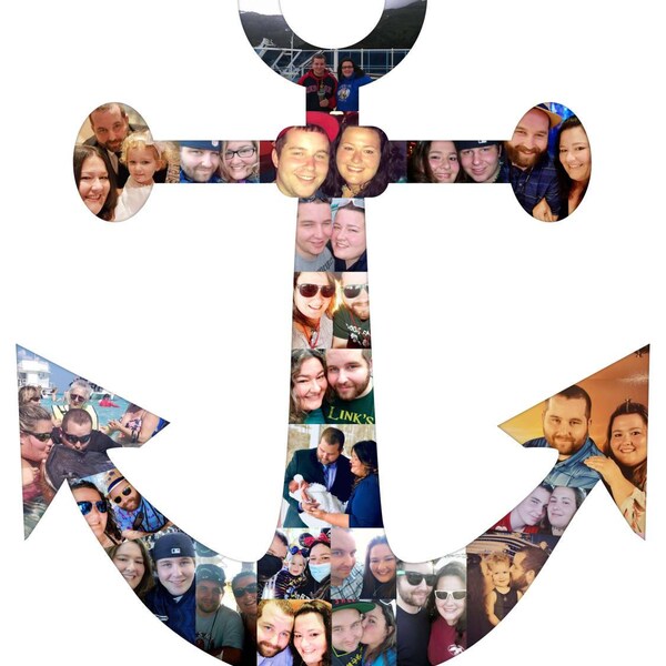 Sailor Gift, Anchor Photo Collage, Captain Gifts, Boating Gifts, Seaman ...