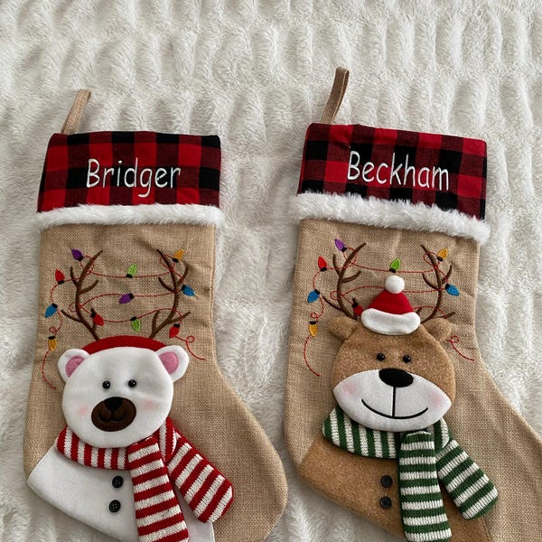 Christmas Stockings Personalized，personalized Stockings With Names for ...