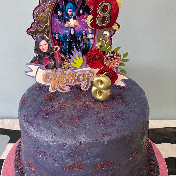 Villains Cake Topper / Custom Villains Cake Topper / Maleficent Cake ...