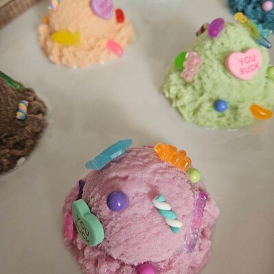 Dog Fake Sprinkles Mix Corgi, Paw Print, and Bone Fimo Slices Polymer ...