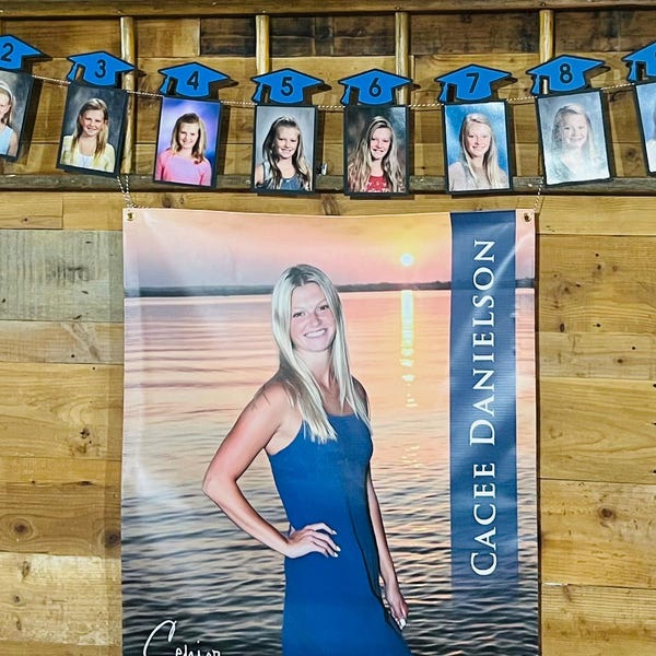 Graduation Photo Banner | Graduation Banner | K-12 Graduation Banner ...