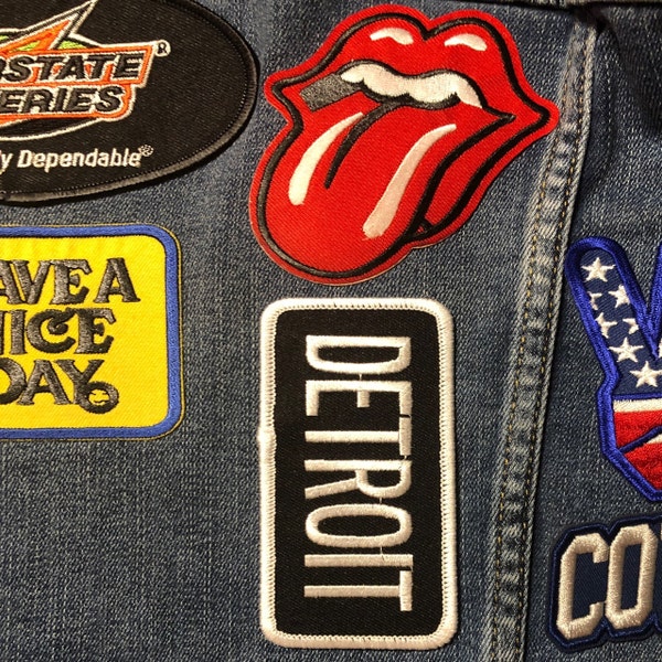 Detroit Iron on Patch - Etsy
