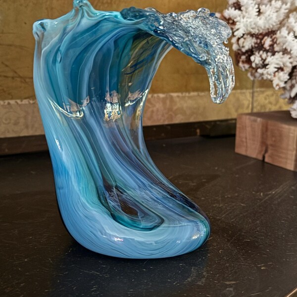 Blown Glass Conch Shell - Etsy