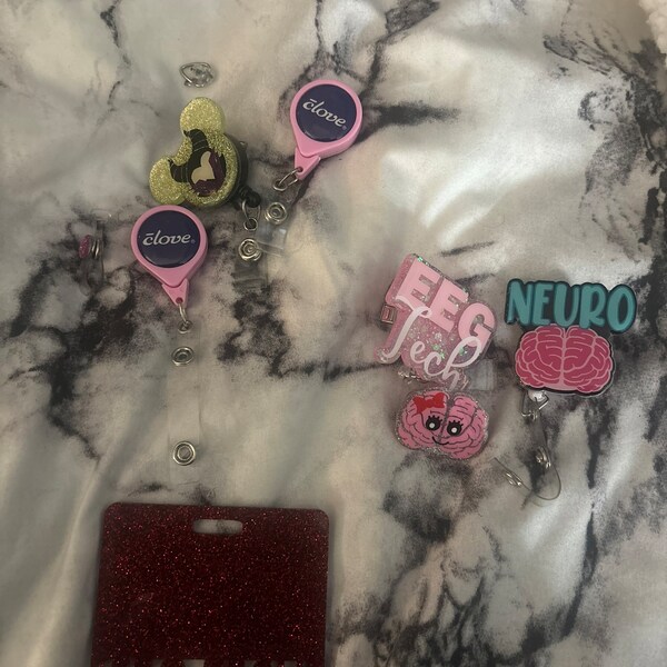 EEG Tech Badge Reel • Electroencephalographic Technician Technologist ...