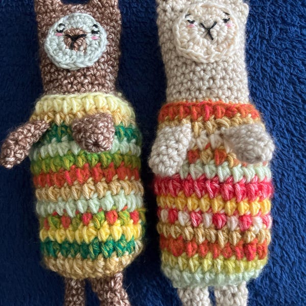 Worry Llama Crochet Pattern: Amigurumi Anxiety Doll (PDF Download) - Etsy