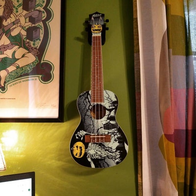 Ukulele or Mandolin Wall Mount Hanger/hook W/ Screws Sturdy, 3d-printed ...