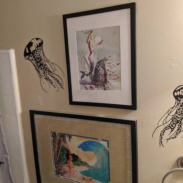 Pinup Mermaid Art Print 8 X 10 - Pin up Art - Retro 1950s With School ...