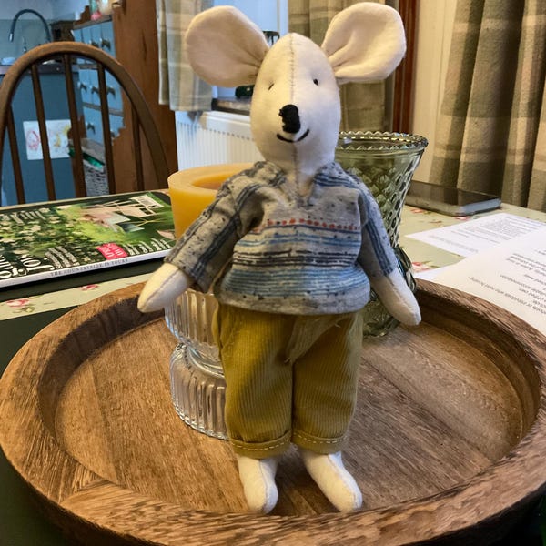 Mouse Family Sewing Pattern Set PDF — Stuffed Animal, Cloth Mice With ...