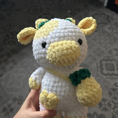 Crochet Cow, Pineapple Cow Plushie, Cow Plushie, Crochet Cow Plush - Etsy