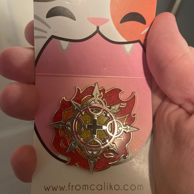 Kingdom Hearts Pin Spinning Axel Chakram Enamel Pin Spinner - Etsy