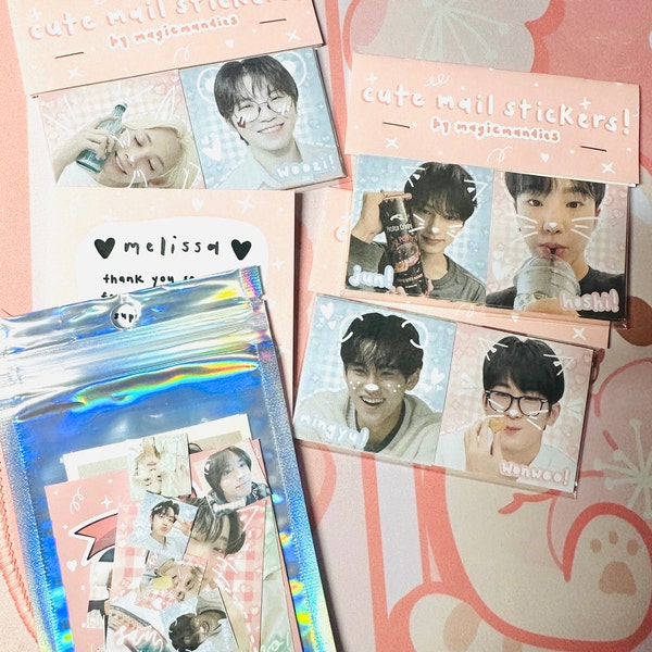 Zb1 Zerobaseone Mail Stickers! (pack of 18) | Cute Kpop Happy Mail ...