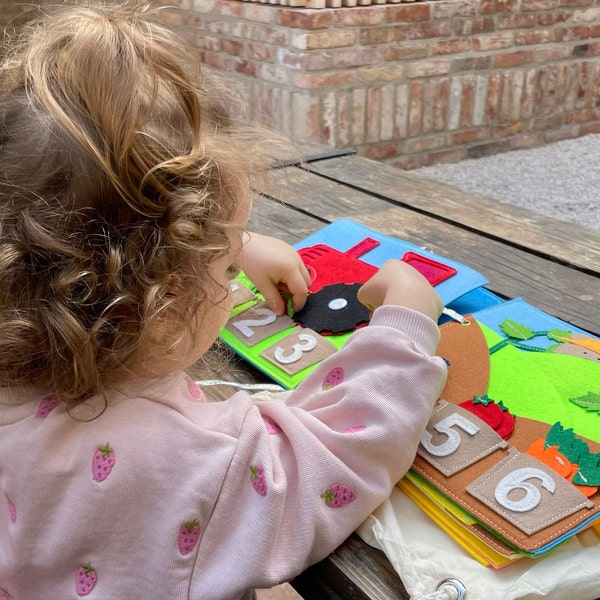 Ladybug Quiet Book Pattern - PDF Pattern - Sewing Patterns - Felt ...